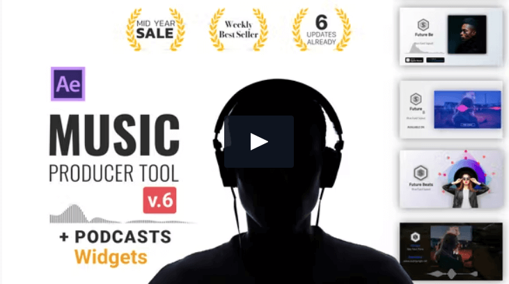 5 Of The BEST Adobe After Effects Podcast Templates 